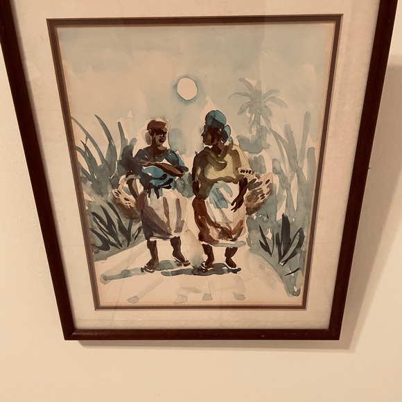 errol allen | Art | Vintageoriginalerrol Allen962012watercolorjamaican ...